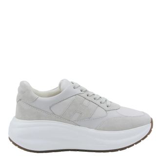 Hogan Low-Top Sneaker - Sneakers With Sculpted White Sole - Gr. 36,5 (EU) - in Wei&szlig; - f&uuml;r Damen