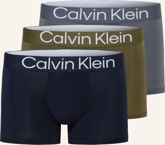 Calvin Klein 3er-Pack Boxershorts Ultra Soft Lyocell gruen