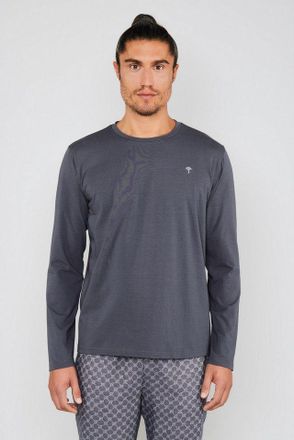 Joop Pyjamaoberteil Rundhalsausschnitt, Langarm, Bauwoll-Mix, Regular Fit