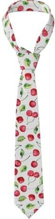 Generic Cravate Pour Homme Cerises Rouges Sur Une Branche DArbre Tendance Cravates Classique Cravate Homme Pour &Eacute;v&eacute;nements L&Eacute;cole Remise De Dipl&ocirc;me