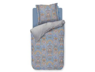 Pip Studio Bettbezugsset Jabali Flower Blau 135x200cm
