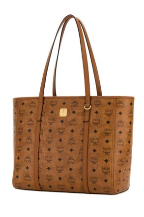 MCM Toni Shopper Tote Bag - Brown