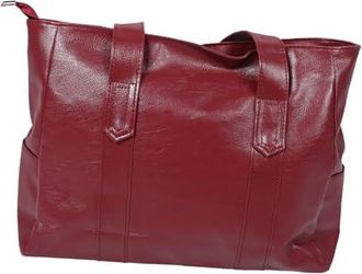UPKOCH Sac Femme Cuir PU Souple Grand Sac Fourre-tout &agrave; Bandouli&egrave;re Unique L&eacute;ger et Spacieux pour Travail Voyage et Shopping Quotidien