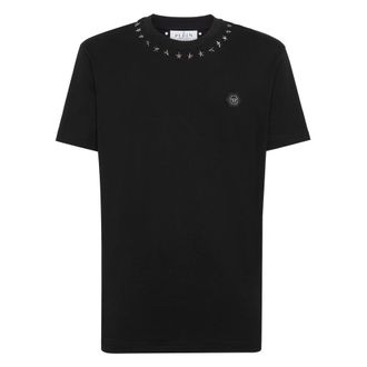 Philipp Plein T-shirt Round Neck SS - - Tops - Herren - Schwarzk - 4XL