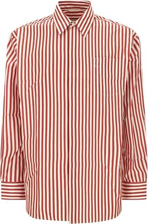 Ami Chemise oversize en coton ray&eacute; - Femme - Blouses et Chemises - Multicolore - Taille: 42 FR