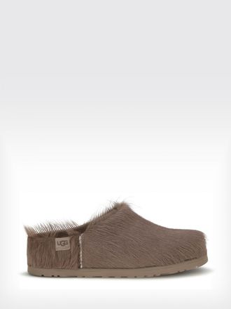 UGG Mules Otzo aus Ponyfell mit runder Kappe und niedrigem Absatz