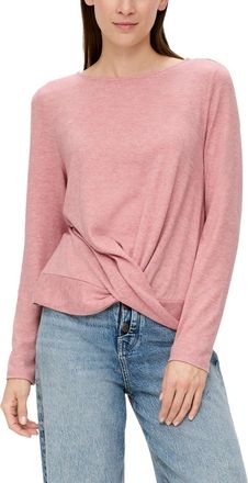 s.Oliver Damen T-Shirt Langarm ORANGE, 34