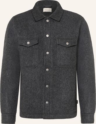 GANT Fleece-Overshirt braun
