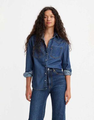Levi's Teodora Air Space 5 - Westernhemd in Blau