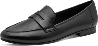 Marco Tozzi Damen Slipper aus Leder mit Blockabsatz, Schwarz (Black), 40 EU