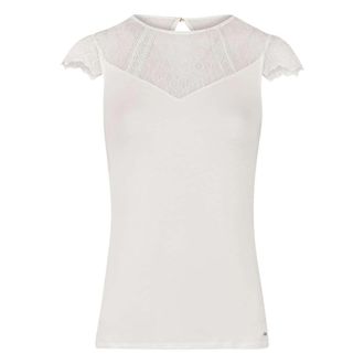 Morgan Damen 232-dgiulia T-Shirt, Off-White, Large