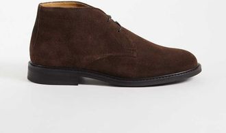 Mango bottines d&eacute;sert en daim 100 % marron