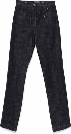 Jacquemus Straight Leg Jeans - Blau