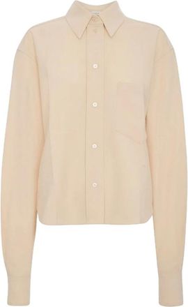 Victoria Beckham Femme, Blouses et Chemises, Blanc, Taille: 38 FR Ellys Shirt