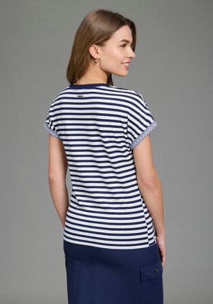 Kangaroos T-Shirt Kurzarmshirt, maritim, verspielte Details