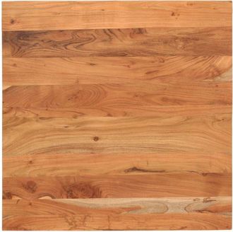 vidaXL Dessus de table 70x70x3,8 cm carré bois massif dacacia vidaXL