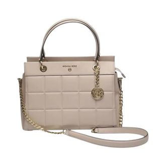 Michael Kors Sac bandouli&egrave;re en cuir Pre-owned - Femme - Pre-owned - Beige - Taille: ONE Size