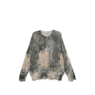 R13 Distressed Sweater