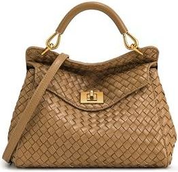 JW PEI Lucia Sac &agrave; main pour femme - Tiss&eacute; Marron