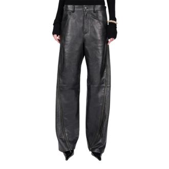 Haikure Femme, Pantalons, Noir, Taille: W28 Bethany Leather Pantalons