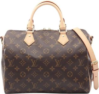 Louis Vuitton 2021-2025 Monogram Speedy Bandouliere 30 satchel - Braun