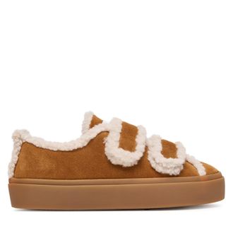 INUIKII Sneakers Inuikii Shearling Low Velcro 1001.001.0231 Braun
