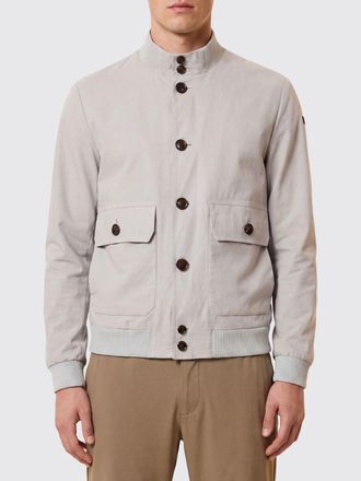Roberto Ricci Design Blouson bomber en velours &agrave; col montant et poches plaqu&eacute;es
