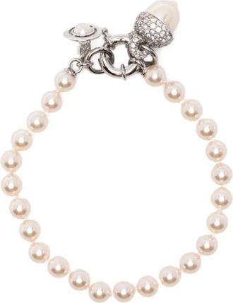 Vivienne Westwood Armband - Polished Silver-Tone Bracelet - Gr. ONE SIZE - in Mehrfarbig - f&uuml;r Damen