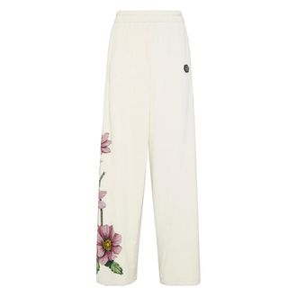 Philipp Plein Femme, Pantalons, Beige, Taille: 42 FR Skater Fit Jogging Pants Fairy