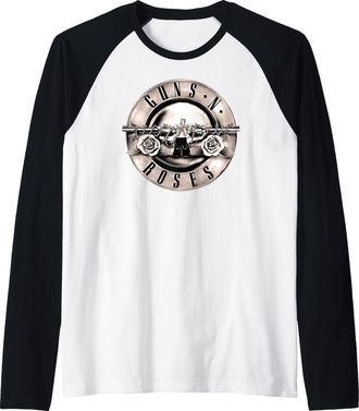 Guns n' Roses Bullet Vintage Rock Music Raglan
