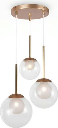 Pier Import Pier Import - Suspension moderne verre & or - 3 globes en grappe deltona