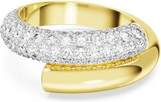 Swarovski Bague Dextera, Blanche, Placage de ton or