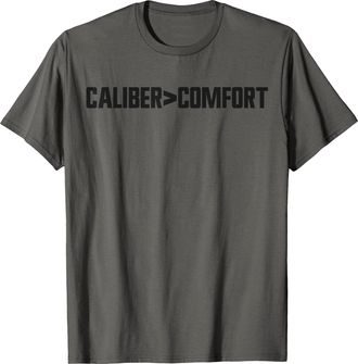 The Salty Veteran Caliber Over Comfort 2. Zusatzartikel zum Tragen, verdeckt T-Shirt