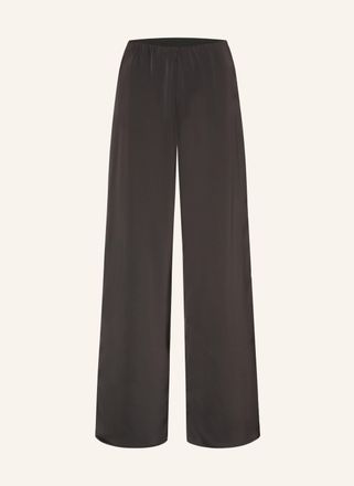 Y.A.S. Marlenehose Aus Satin schwarz