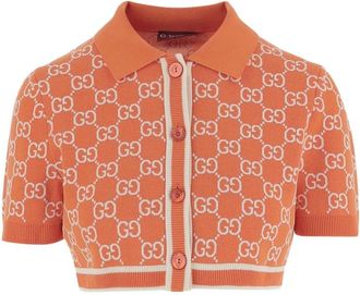 Gucci Patterned Collared Shirt