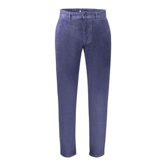 North Sails Homme, Pantalons, Bleu, Taille: W31 Pantalon Slim-fit en Velours