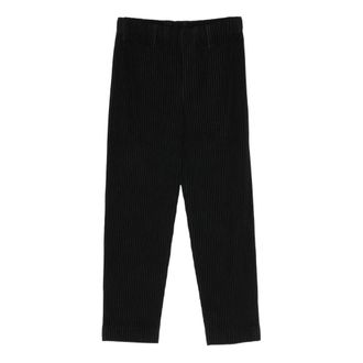 Issey Miyake Homme, Pantalons, Noir, Taille: S Homme Pliss&egrave; Pants