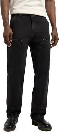 Lee Jean pour Homme - Double Genou - Coupe Droite - Coupe Droite, Pas de Rupture, 32W / 32L
