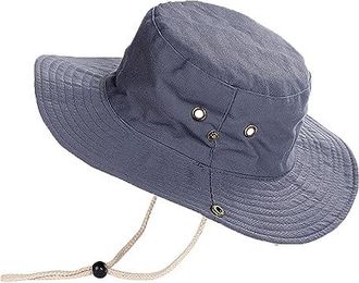 Generic Chapeaux seau &agrave; large bord pour la randonn&eacute;e, la p&ecirc;che, le soleil en coton pour hommes et femmes, chapeaux pour activit&eacute;s de plein air chapeaux tendan