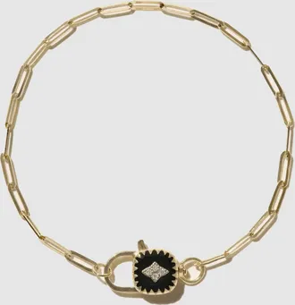 Pascale Monvoisin Bracelet Ginger Diamants Noir