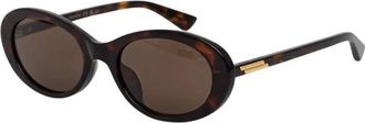 Bottega Veneta Lunettes de soleil ovales - Femme - Accessoires - Brun - Taille: 54 MM