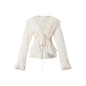 Isabel Marant Damienne Ruffled Lace Blouse