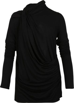 Entire studios Entire Studios, Femme, Tops, Noir, Taille: 42 FR Haut drap&eacute; &agrave; col montant