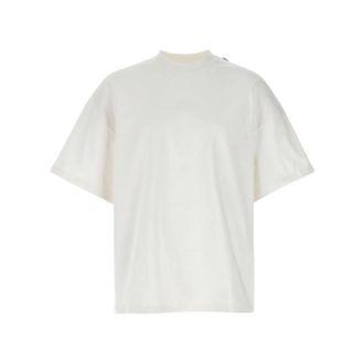 Jil Sander T-Shirt mit Rundhalsausschnitt - - Tops - Damen - Wei&szlig; - L