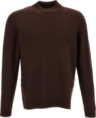 Drumohr Pull &agrave; col rond - Homme - Pulls - Brun - Taille: L