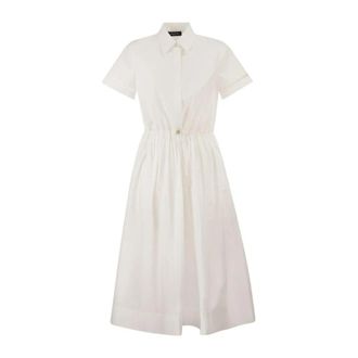 Fabiana Filippi Cotton Poplin Shirtdress - - Dresses - Damen - Wei&szlig; - M