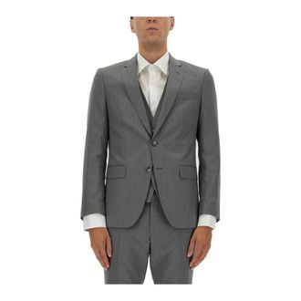 HUGO BOSS Homme, Vestes, Gris, Taille: L Huge Three-Piece Suit