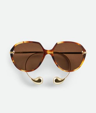 Bottega Veneta Lunettes De Soleil Carr&eacute;es Drop - Bottega Veneta