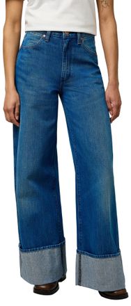 Wrangler Damen-Jeans Cuffed Trouser, Loose Fit, Loose Leg