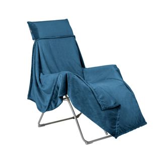 Lafuma MOBILIER Fleece-Decke FLOCON, F&uuml;r LAFUMA Relax Liegest&uuml;hle, 180x170 cm, Farbe: Fjord, LFM5040-9283
